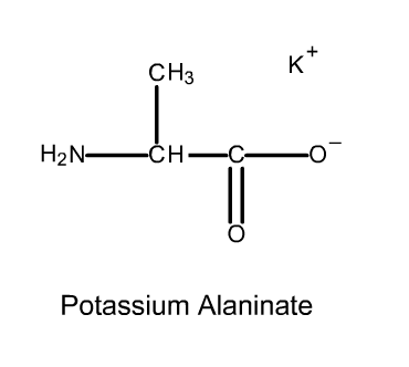Solved A 55.0 mL solution of 0.185 M Potassium Alaninate | Chegg.com