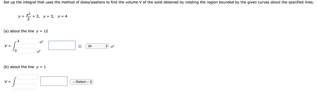 Solved Set up the integral that uses the method of | Chegg.com
