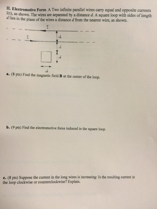Solved Electrodynamics question, really need your correct | Chegg.com