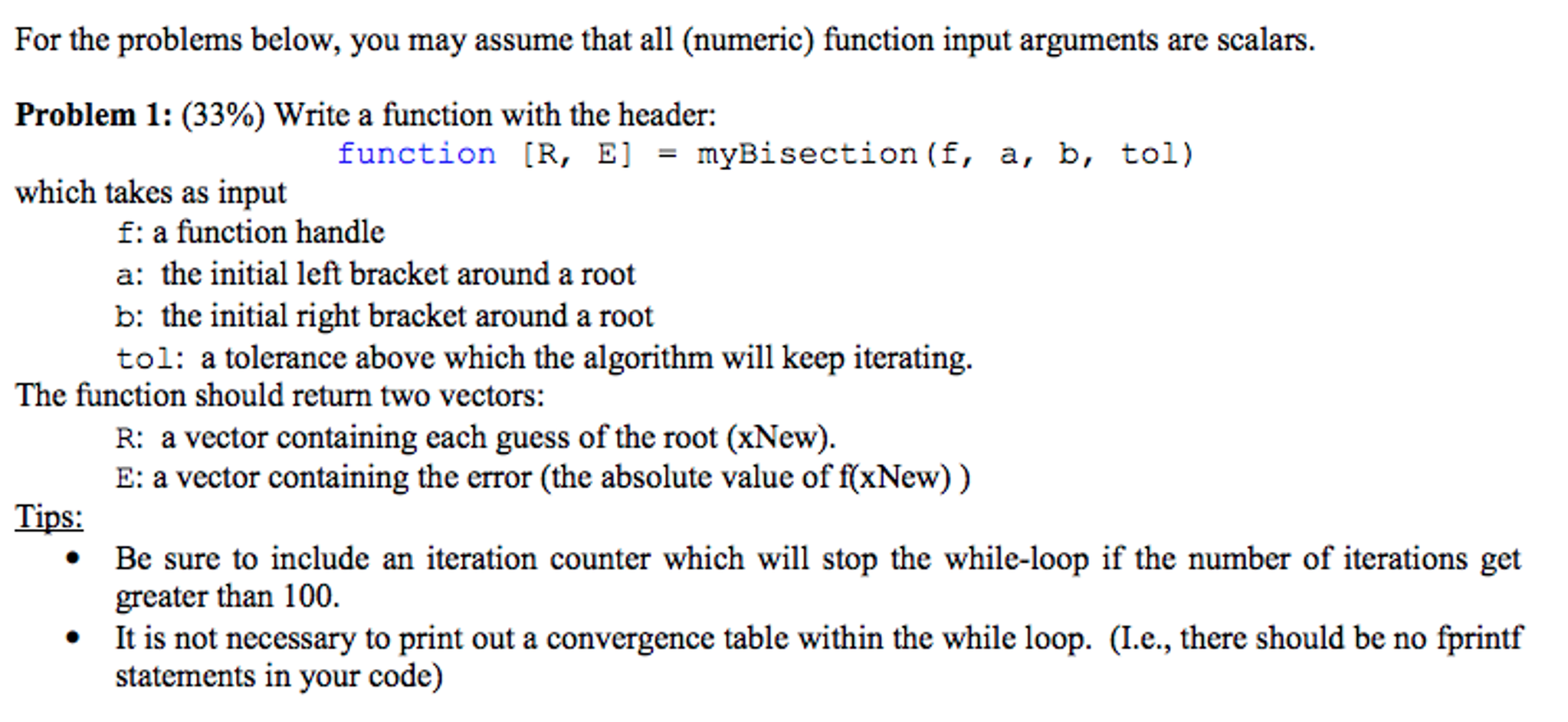 Solved For the problems below, you may assume that all | Chegg.com