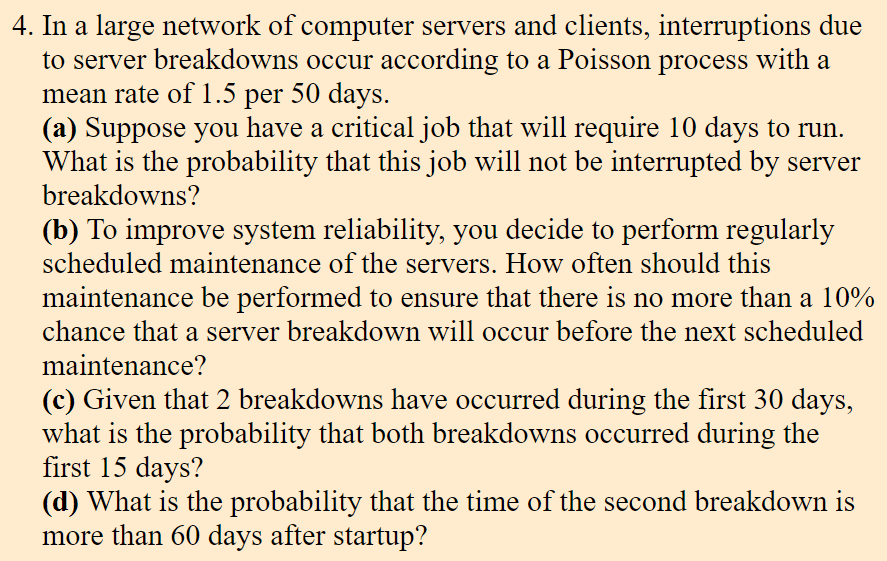 In a large network of computer servers and clients, | Chegg.com