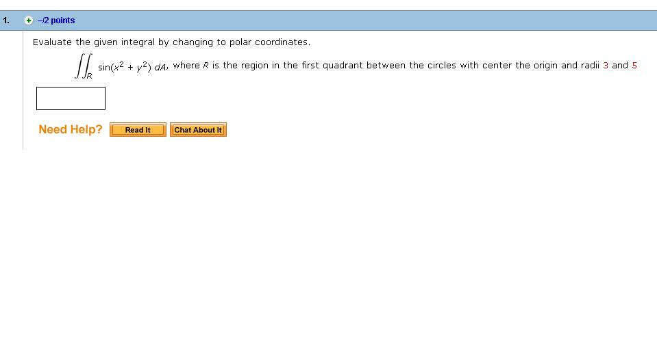 Solved complete part: dA, Where R is the region in the | Chegg.com