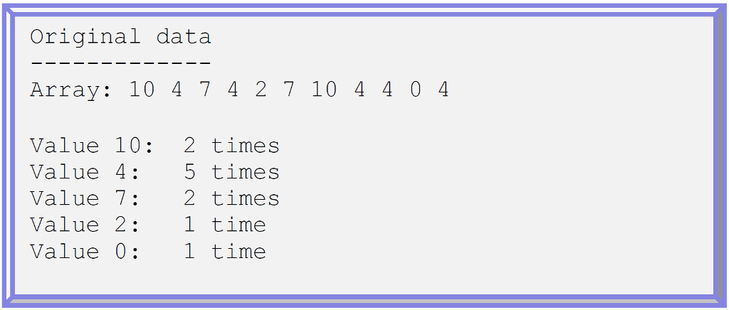 Solved Write a function that prints all the unique values in | Chegg.com