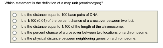 Solved Which statement is the definition of a map unit | Chegg.com