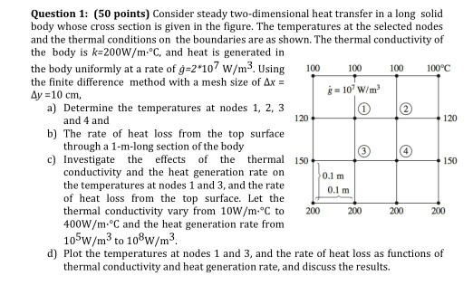 Solved Question 1: (50 points) Consider steady | Chegg.com Solved Question 1: (50 points) Consider steady | Chegg.com