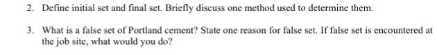 Solved Define initial set and final set. Briefly discuss one | Chegg.com