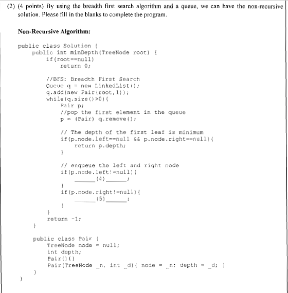 Solved Fill in the blanks to complete a program, which | Chegg.com