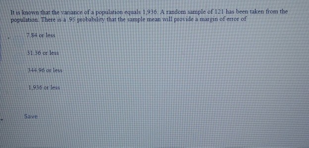 Solved Question 8 1 Point A Sample Of 26 Elements From A 