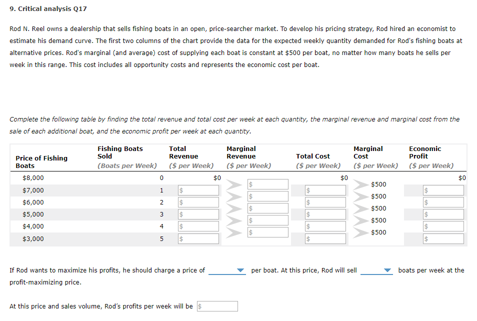 Solved 9. Critical analysis Q17 Rod N. Reel owns a | Chegg.com
