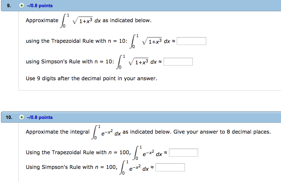 Solved Approximate Integral^2_0 square root 1 + x^3 dx as | Chegg.com