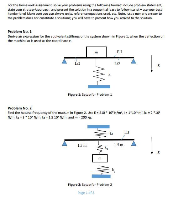 Solved For this homework assignment, solve your problems | Chegg.com