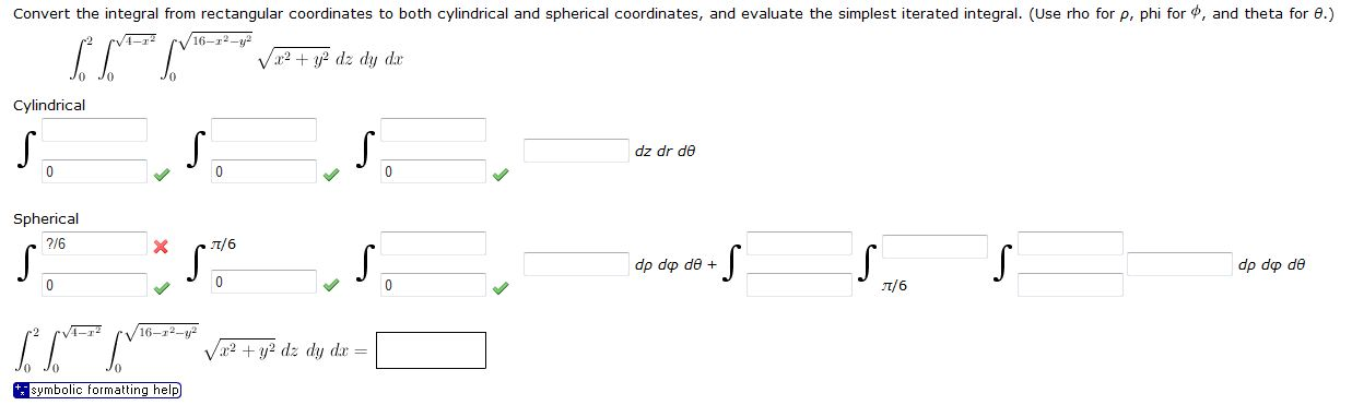 Solved Convert The Integral From Rectangular Coordinates To 3924