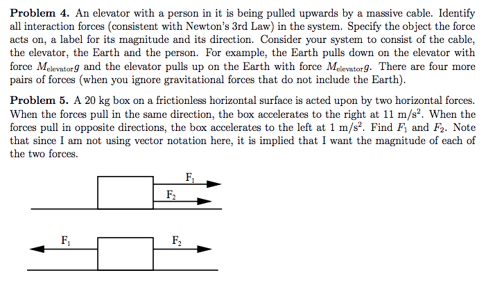 Solved An elevator with a person in it is being pulled | Chegg.com