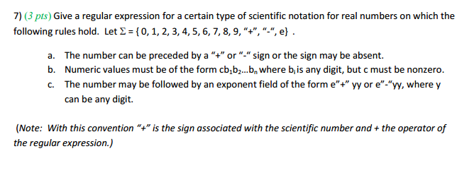 Solved Give a regular expression for a certain type of | Chegg.com