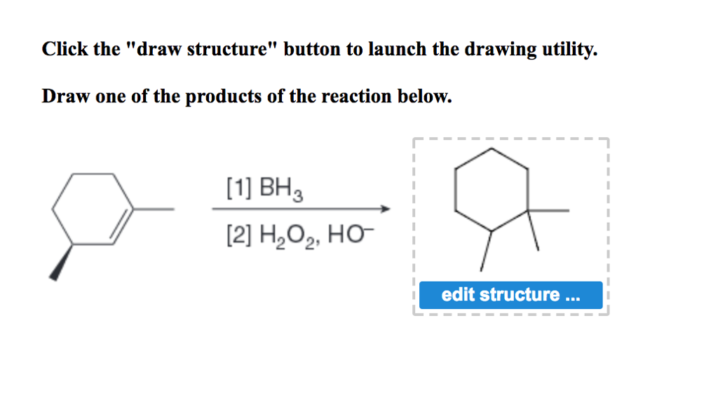 Solved Click the "draw structure" button to launch the | Chegg.com