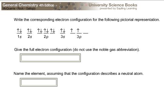 Solved Write the corresponding electron configuration for | Chegg.com