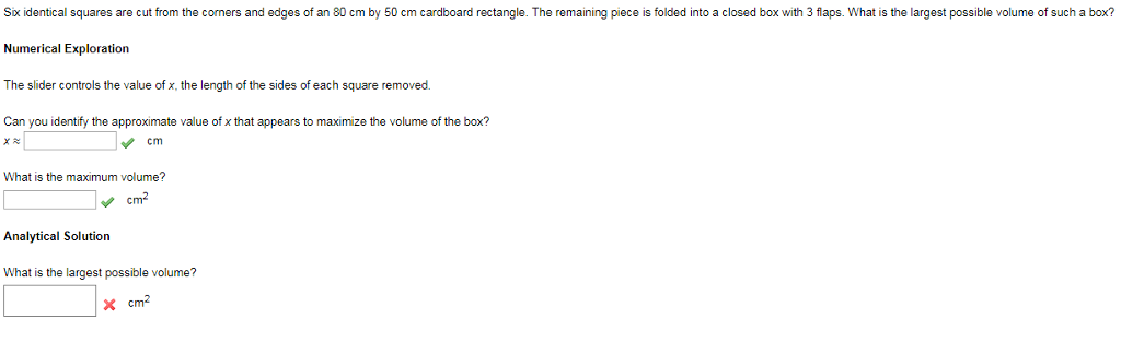 Solved Numerical Exploration The slider controls the value | Chegg.com