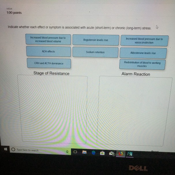 Solved value 100 points Indicate whether each effect or | Chegg.com