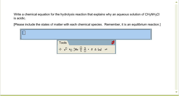 Write a chemical equation for the hydrolysis reaction | Chegg.com