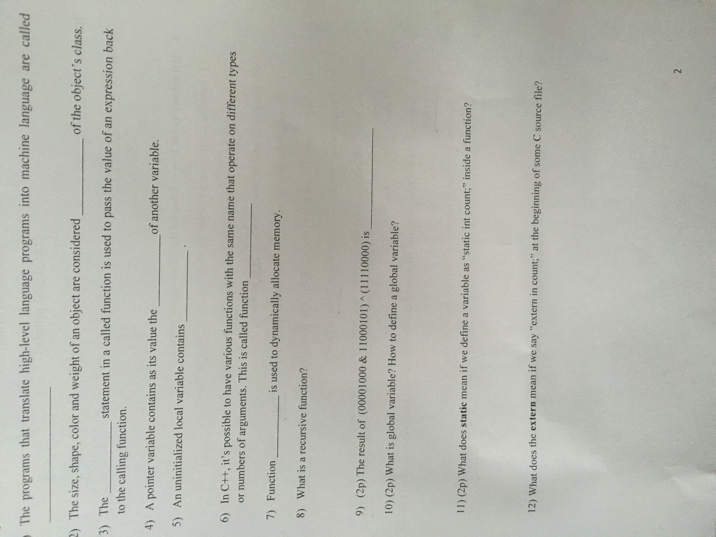 Solved The programs that translate high-level language | Chegg.com