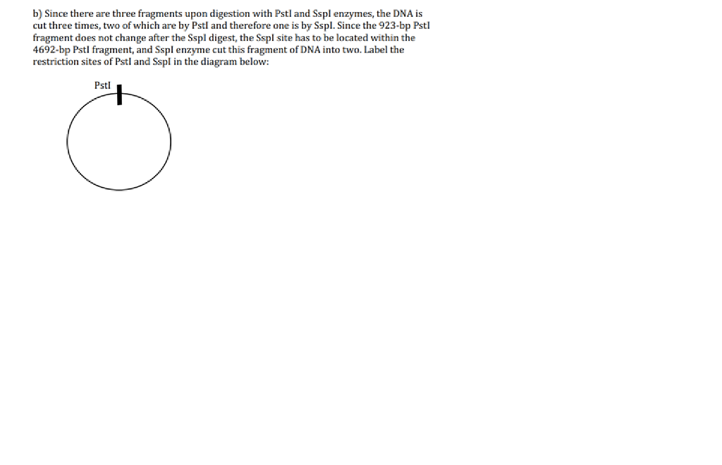 Solved Below is a table showing the fragment sizes of a | Chegg.com