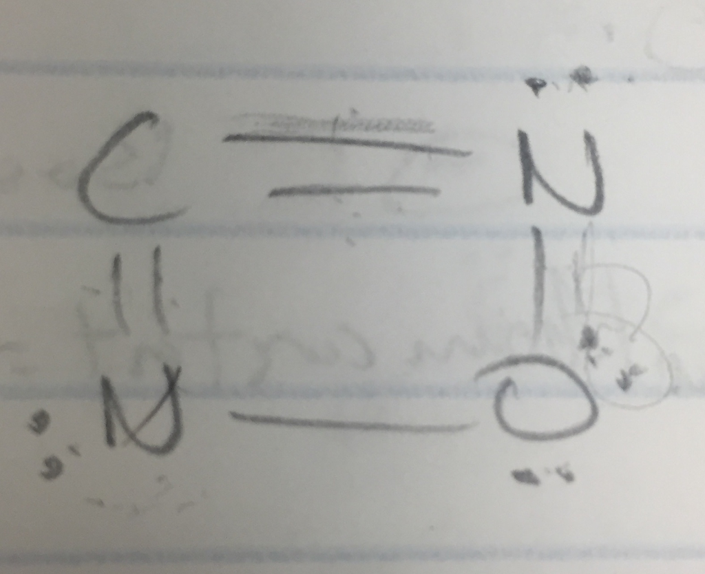 Solved A structural isomer of diazomethanone, CN2O, can be | Chegg.com