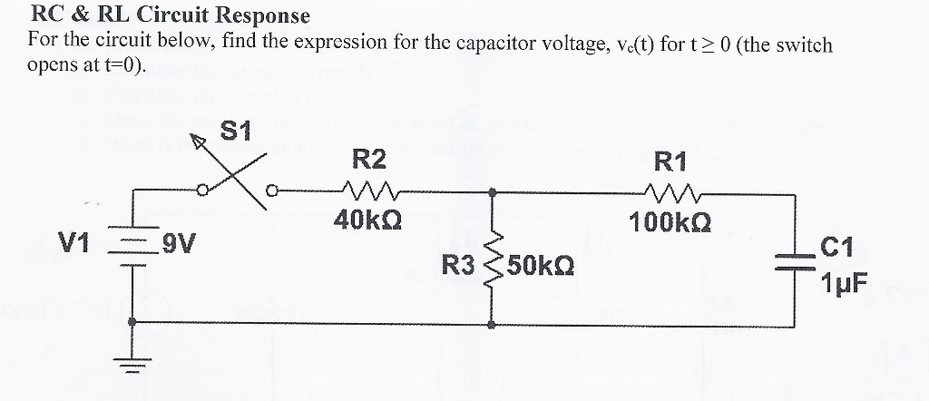 Solved For the circuit below, find the expression for the | Chegg.com