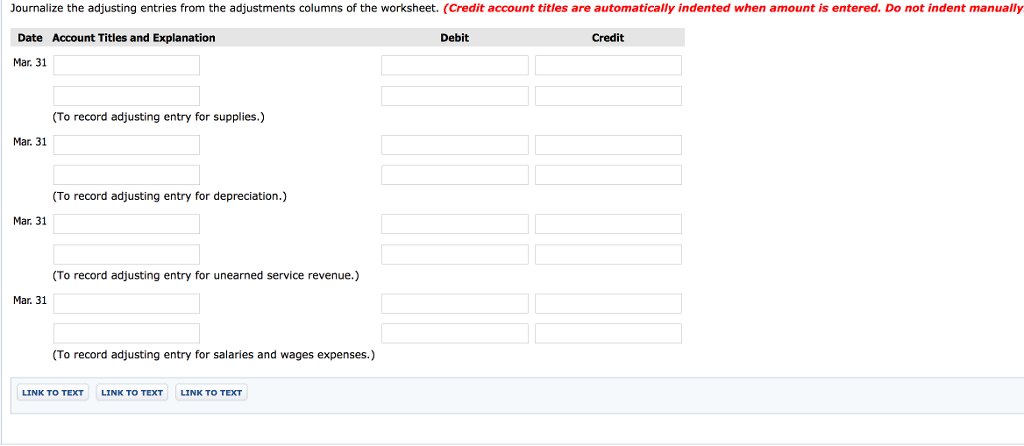 Solved Answer Problem 4-1A (Part Level Submission) Entor the | Chegg.com
