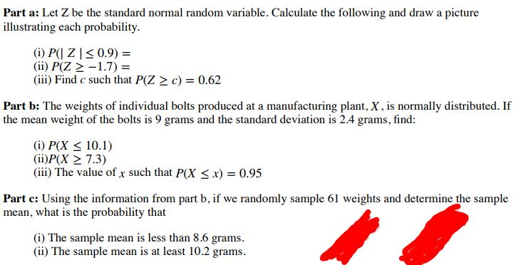 Solved This Is A Statistics Calculus Based Problem