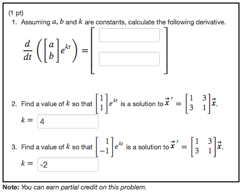 Solved Assuming a, b and k are constants, calculate the | Chegg.com