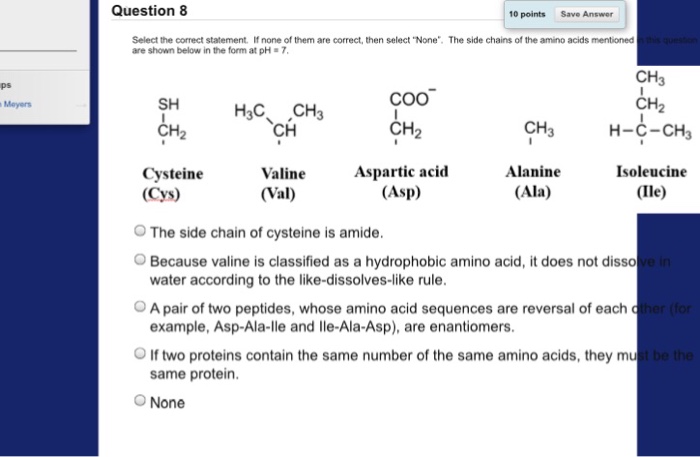 Solved Select the correct statement If none of them are | Chegg.com
