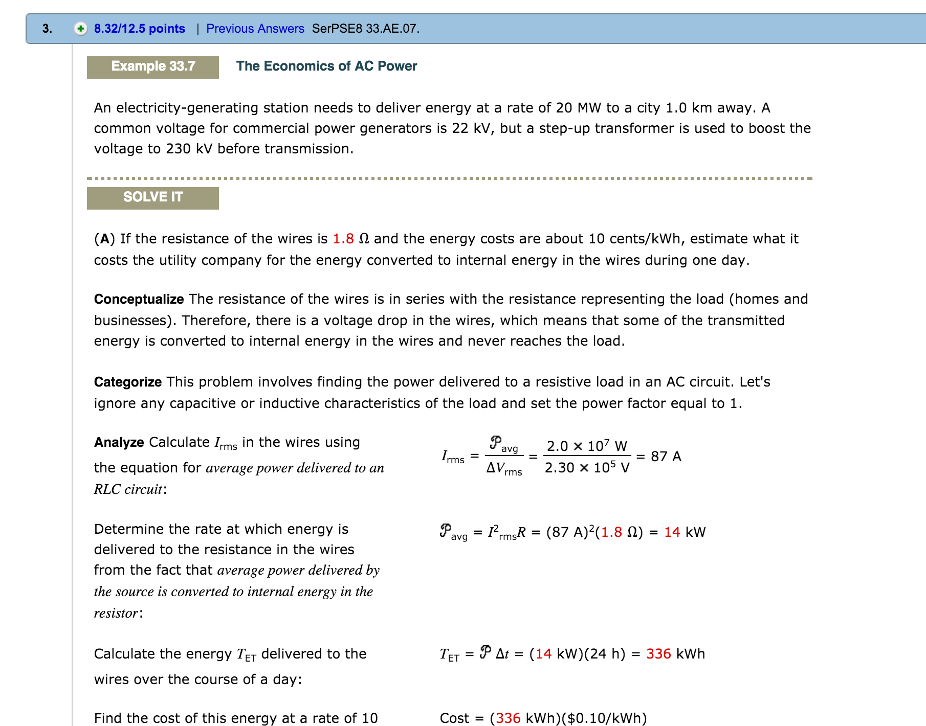 Solved 3. 8.32/12.5 points Previous Answers SerPSE8 | Chegg.com