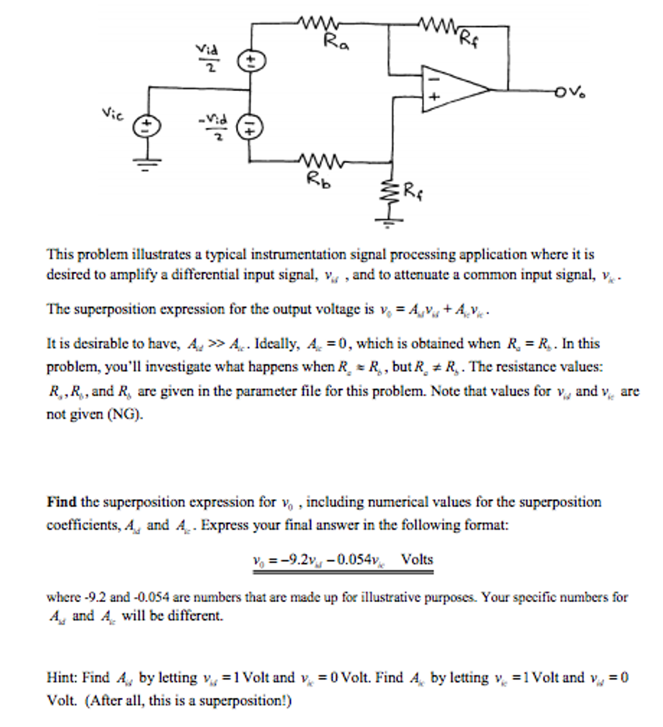 Solved This problem illustrates a typical instrumentation | Chegg.com