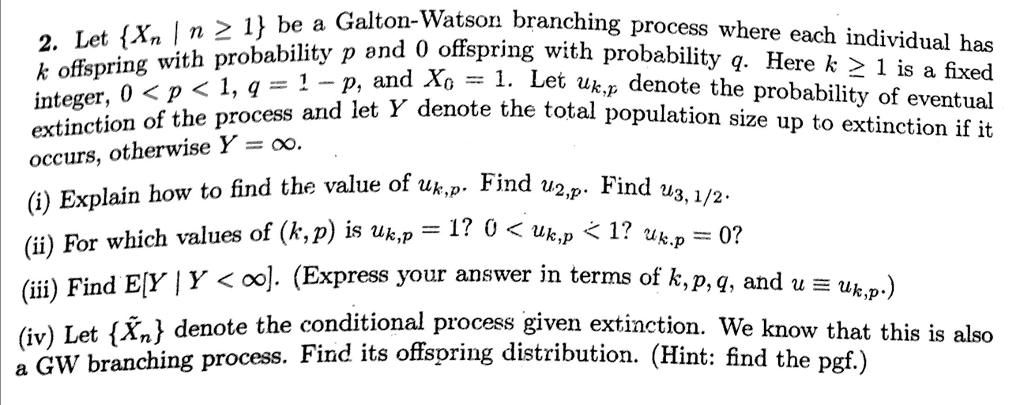 Let {X_n| n greaterthanorequalto 1} be a | Chegg.com