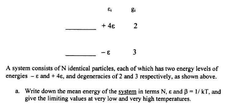 Solved A system consists of N identical particles, each of | Chegg.com
