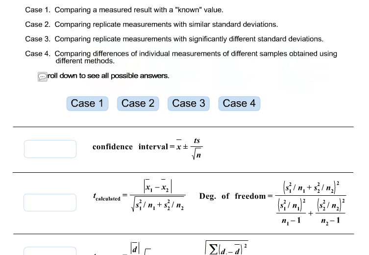 Solved Case 1. Comparing a measured result with a Solved Case 1. Comparing a measured result with a