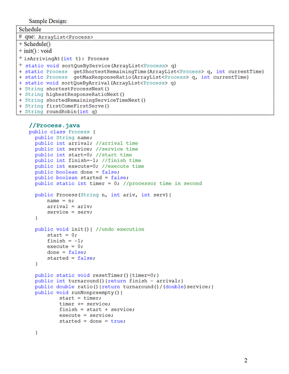 UML design Zipped project folder Outputs Add comments | Chegg.com