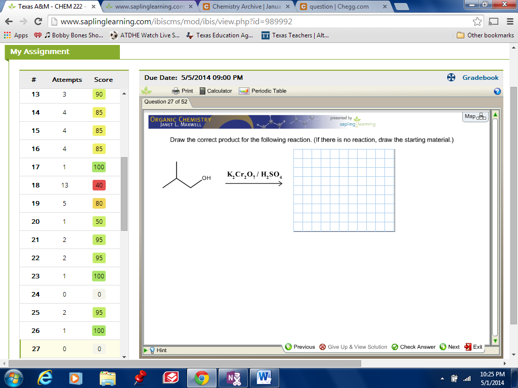 Solved Draw The Correct Product For The Following Reaction
