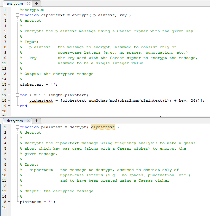 Solved Please Do In Matlab I Have The Code For The Encrypt 4603