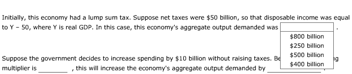 Solved 14. The algebra of tax multipliers Aa Aa Consider a | Chegg.com