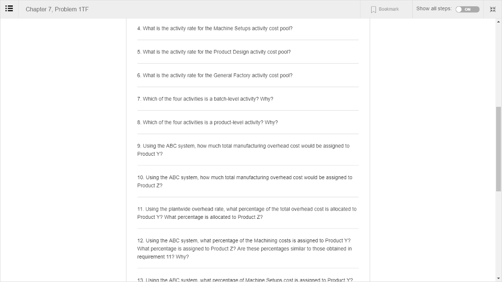 Solved Chapter 7, Problem 1TF Bookmark Show all steps: CM 4. | Chegg.com Solved Chapter 7, Problem 1TF Bookmark Show all steps: CM 4. | Chegg.com