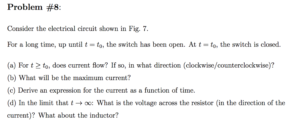 Solved FIG. 7: Problem #8. | Chegg.com