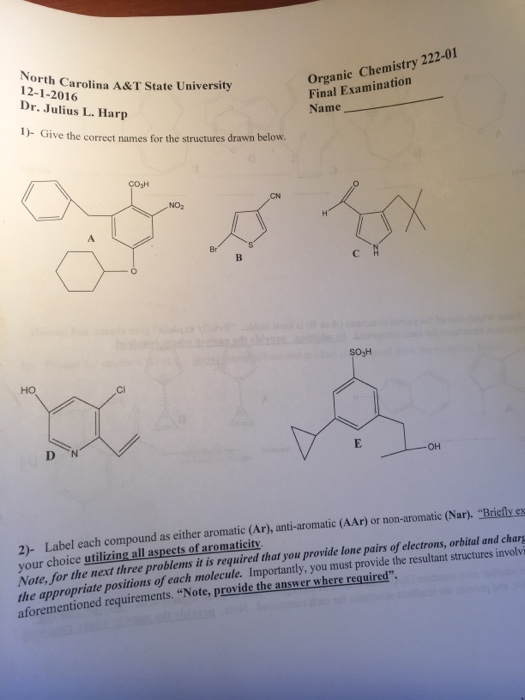 Solved Give the correct names for the structures drawn | Chegg.com
