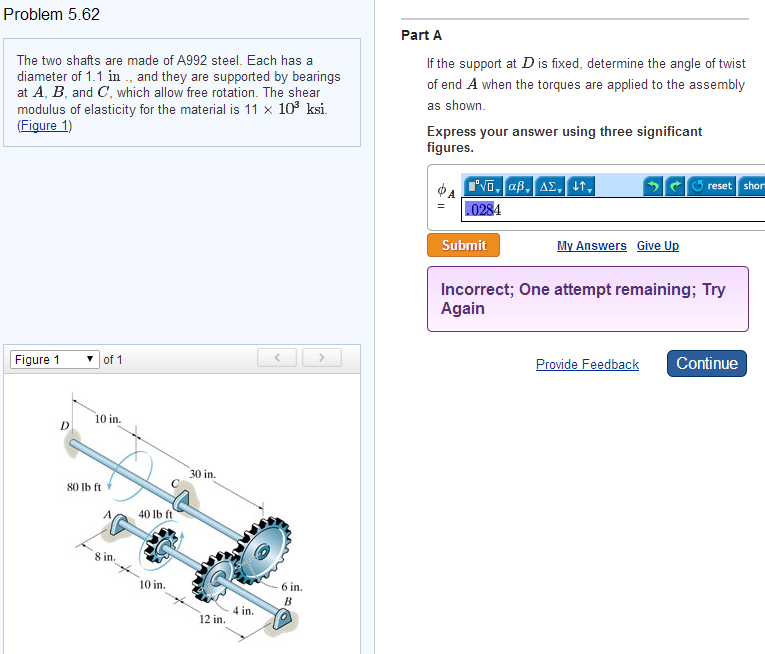 Solved The two shafts are made of A992 steel. Each has a | Chegg.com