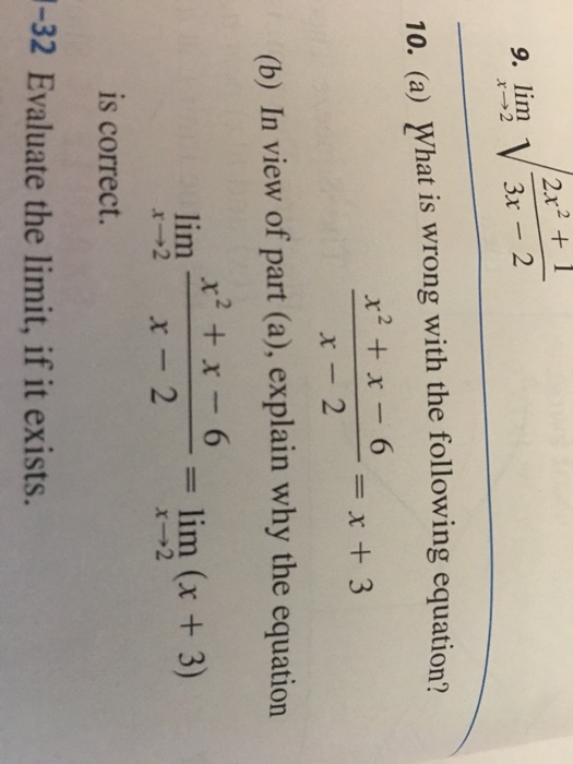 Solved What is wrong with the following equation? x^2 + x - | Chegg.com