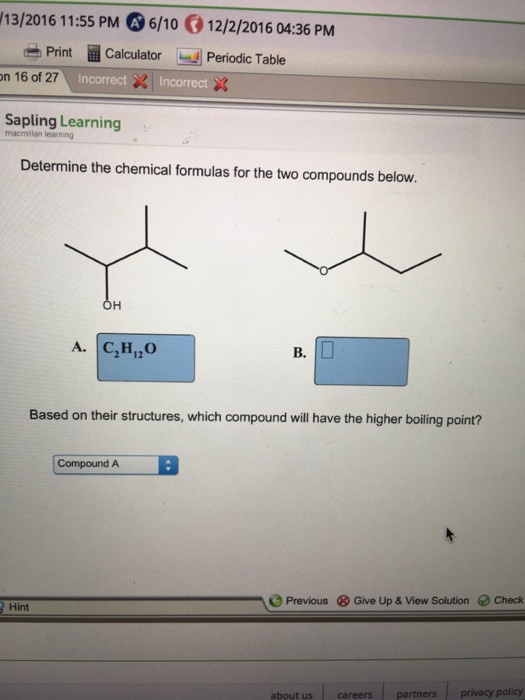Solved Determine the chemical formulas for the two compounds | Chegg.com