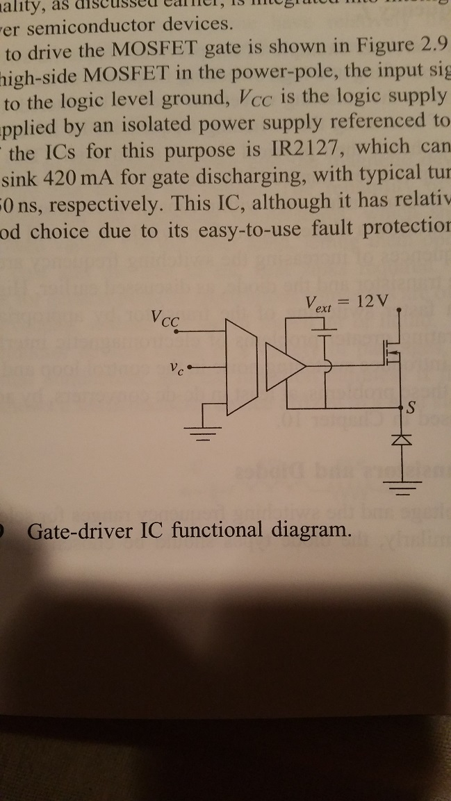 Solved 2.6) In the gate-drive circuitry of the MOSFET, | Chegg.com