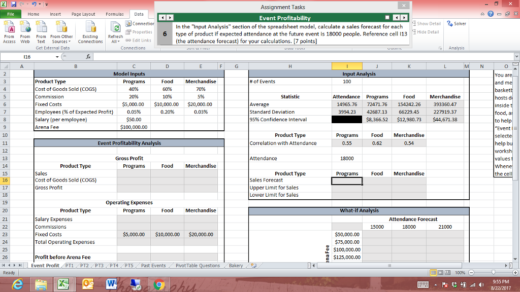 Solved: I Need The Excel Formula For Finding The Sales For... | Chegg.com