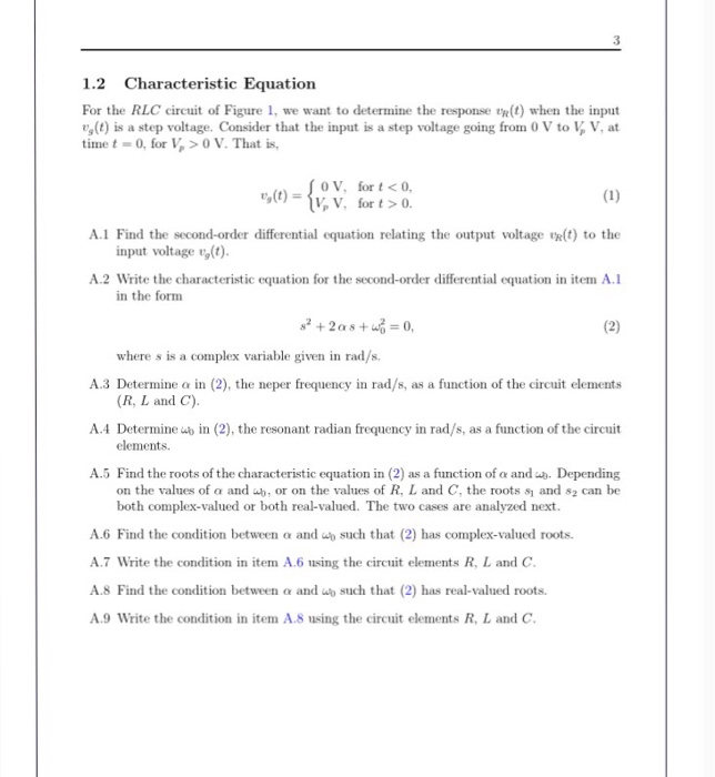 Solved Laplace transform of rlc circuit. Solve all problems | Chegg.com