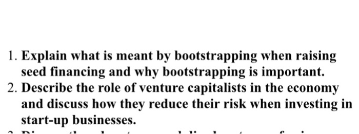 Solved Explain what is meant by bootstrapping when raising | Chegg.com